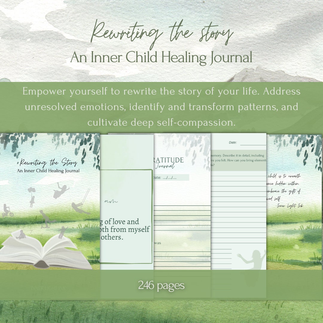 Inner Child Healing Journal, Journals With Guided Prompts, Mental ...