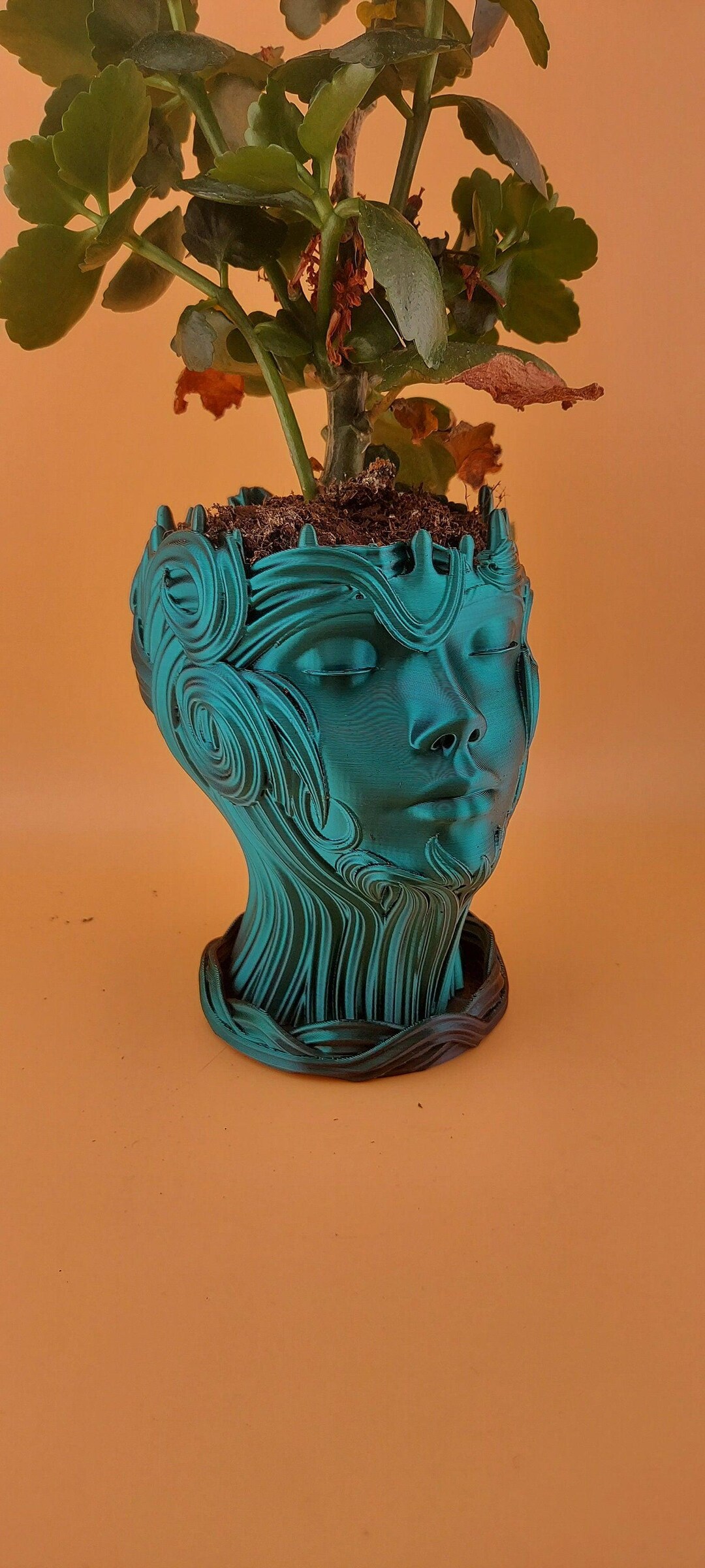 Woman Head Planter | Plants | Planter | Home Decor - Etsy