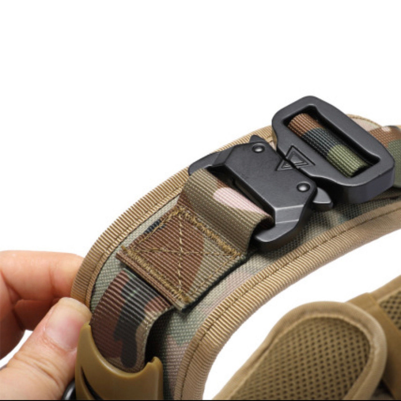 Tactical Dog Collar: Adjustable Military Camouflage Nylon Collar for ...