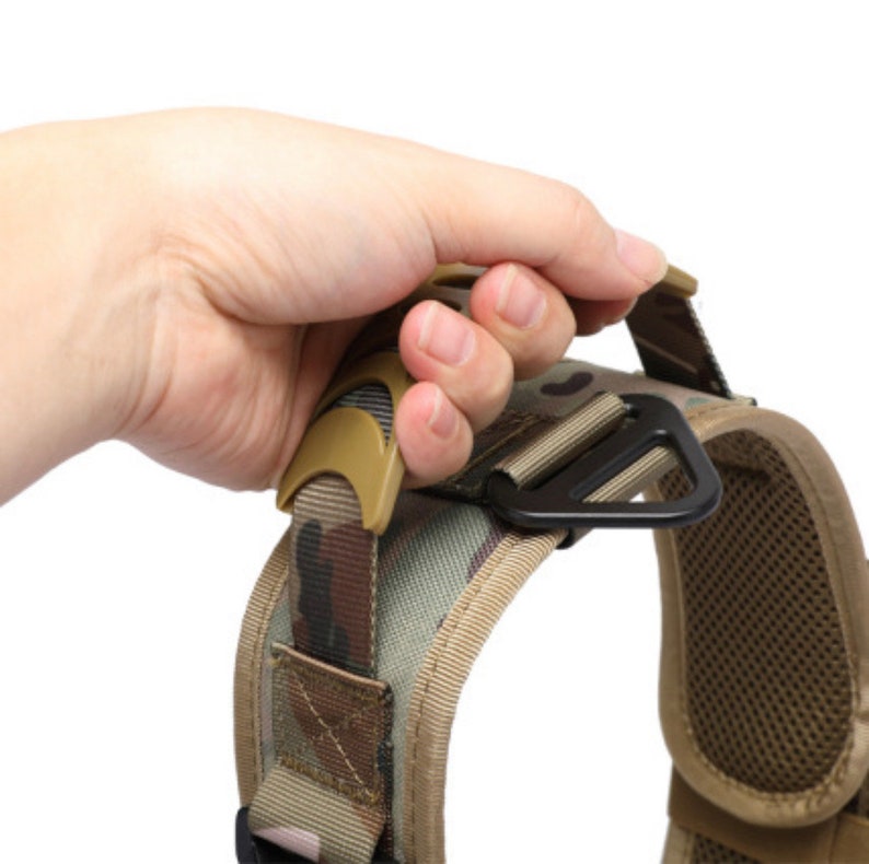 Tactical Dog Collar: Adjustable Military Camouflage Nylon Collar for ...