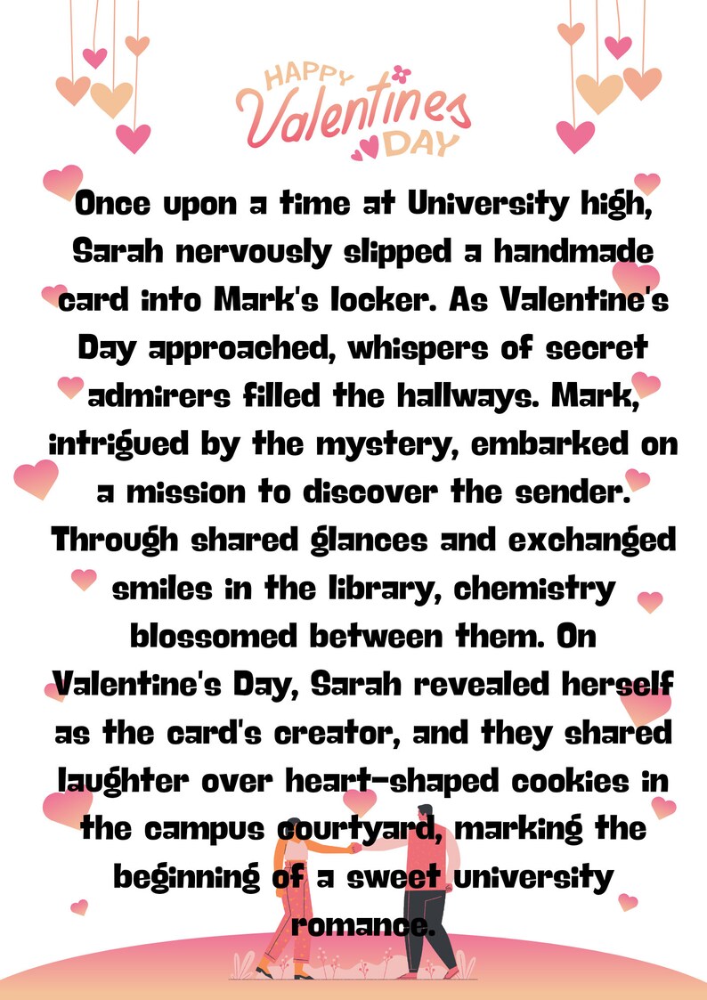 Custom-made Fun: Valentine's Day Mad Libs Digital Print Instant ...