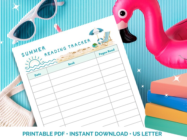 Summer Reading Tracker: Log Your Summer Reading With This Printable ...