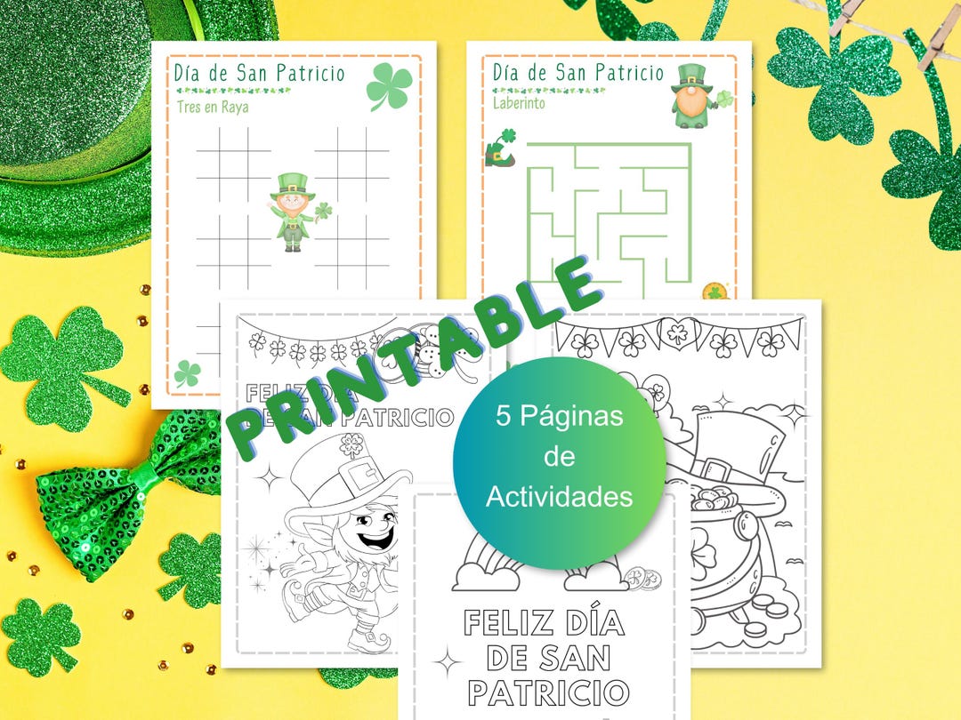 Fiesta De San Patricio: Bilingual Kids Games to Celebrate En Español ...