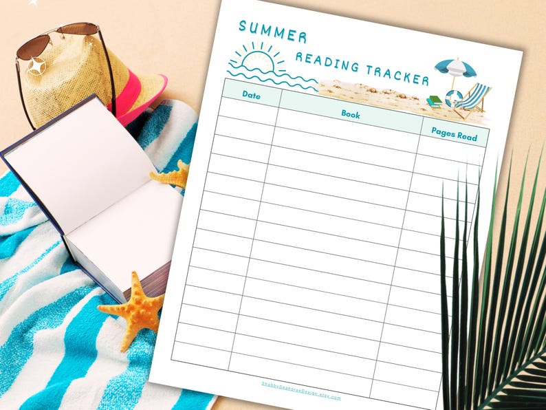 Summer Reading Tracker: Log Your Summer Reading With This Printable ...