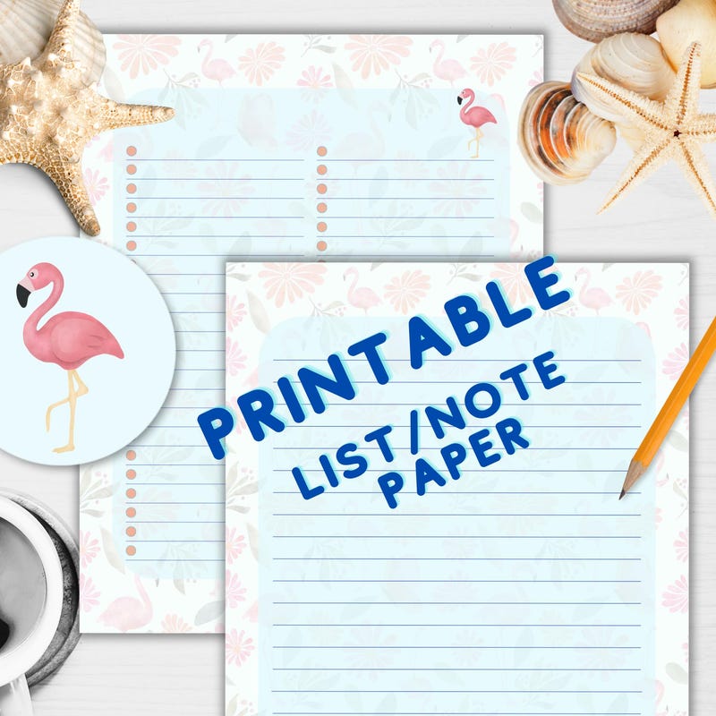 Note Paper - Etsy