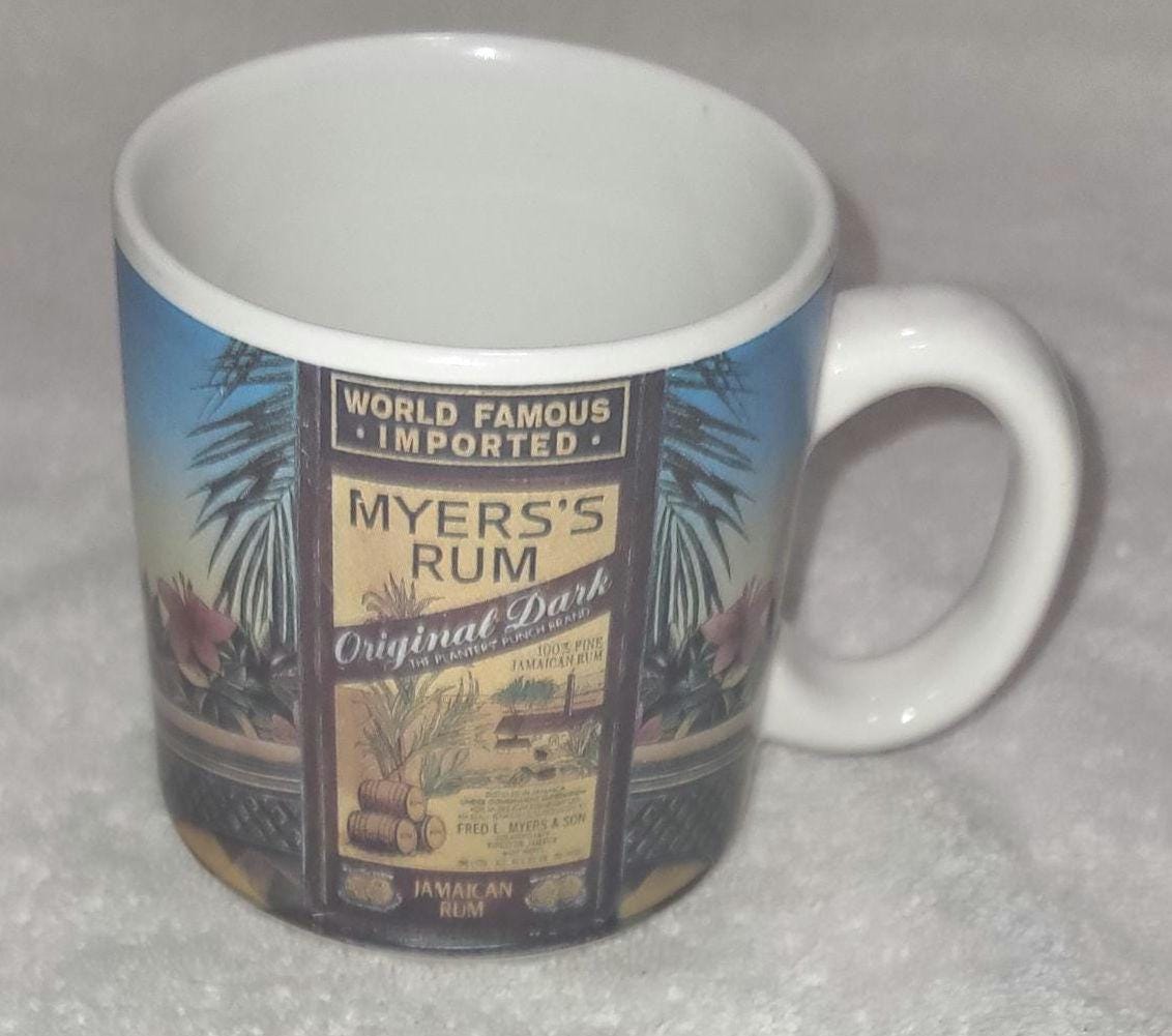 Vintage 1990s Meyers Rum Mug - Etsy