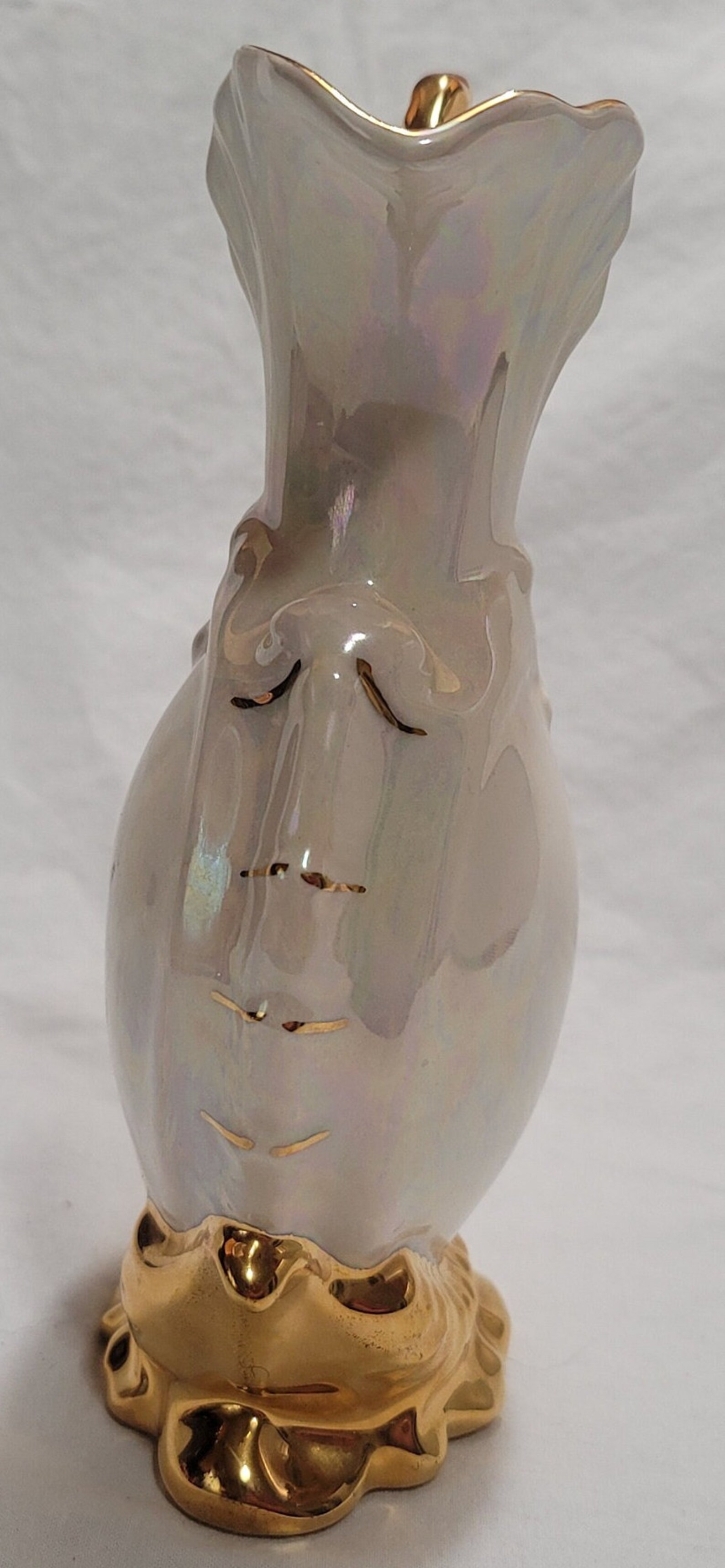 Vintage Limoge Style Iridescent Water Pitcher - Etsy