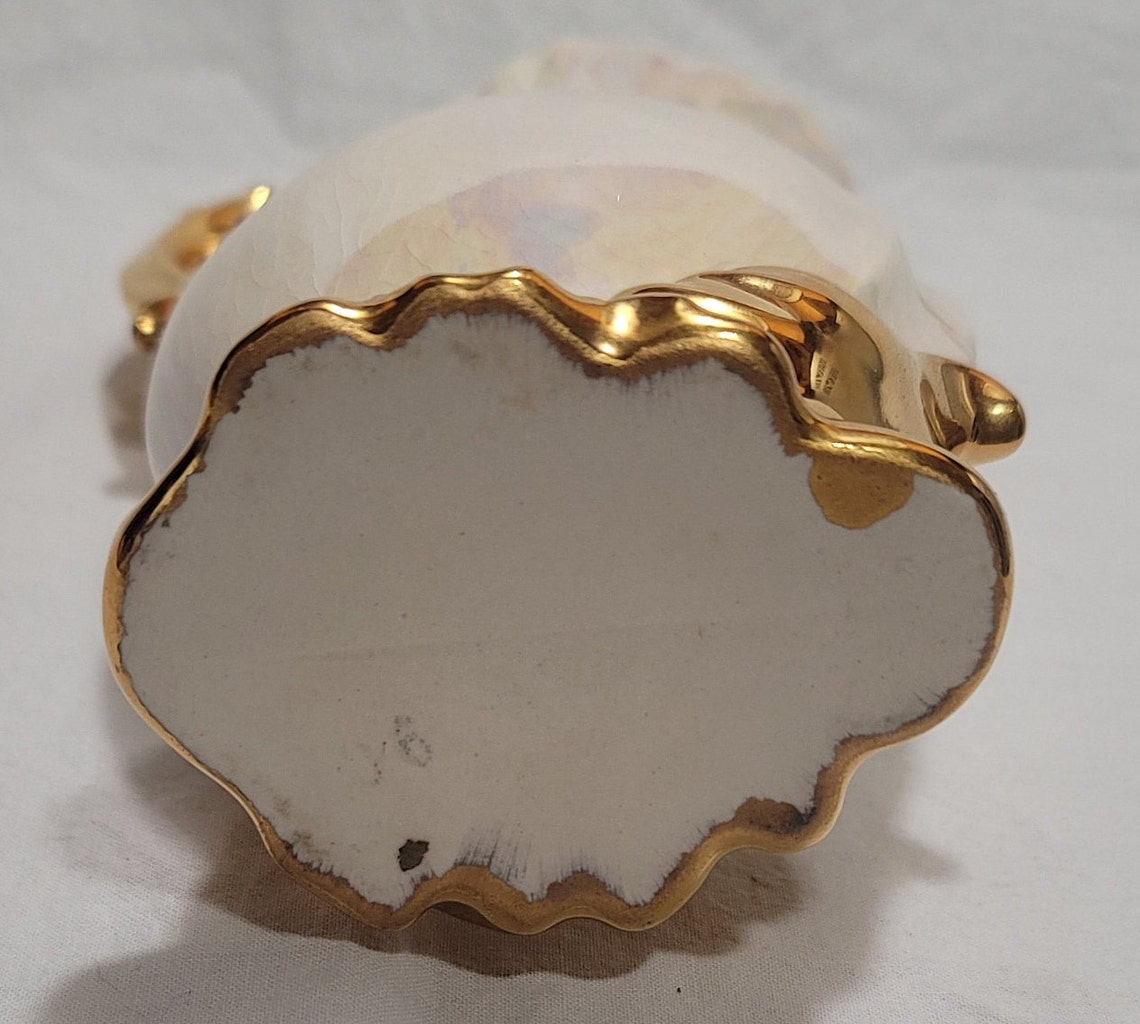 Vintage Limoge Style Iridescent Water Pitcher - Etsy