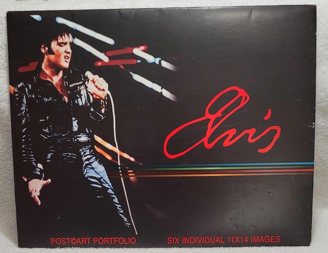 Vintage 1996 Oversized Elvis Presley Post Cards - Etsy