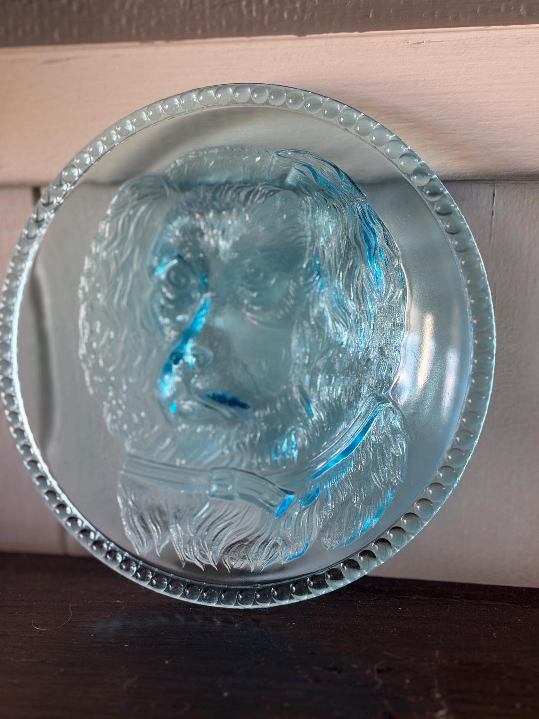 Rare 1880s Antique Pressed Glass Columbia Glass Findlay Dog 6-inch ...