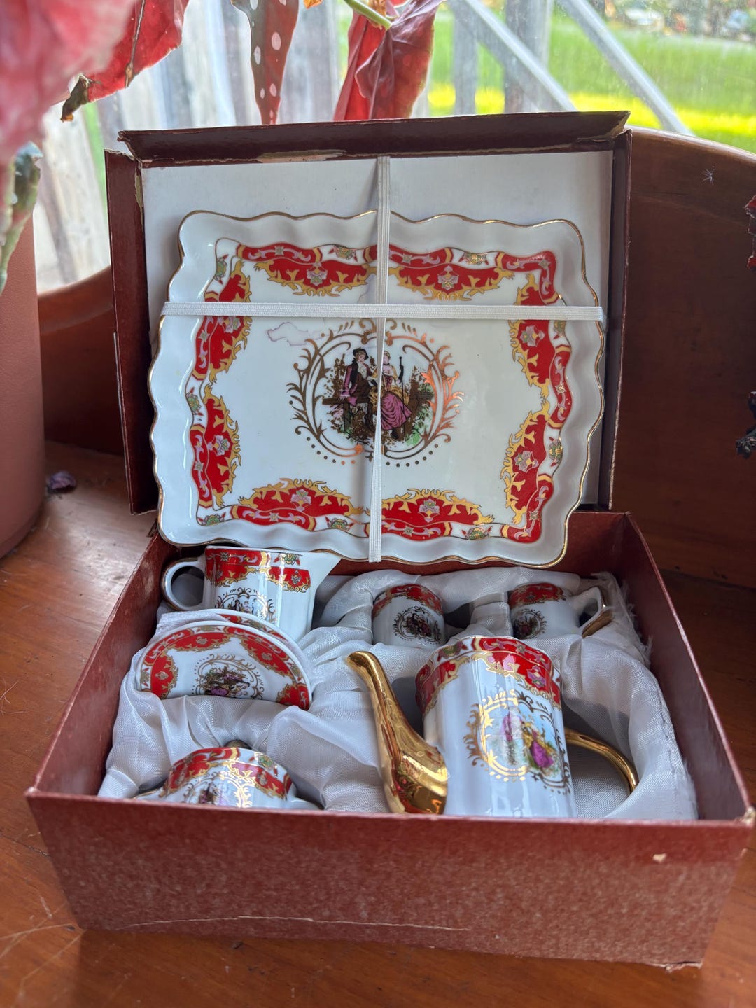 Adeline Mini Tea Set 10 With Box - Etsy