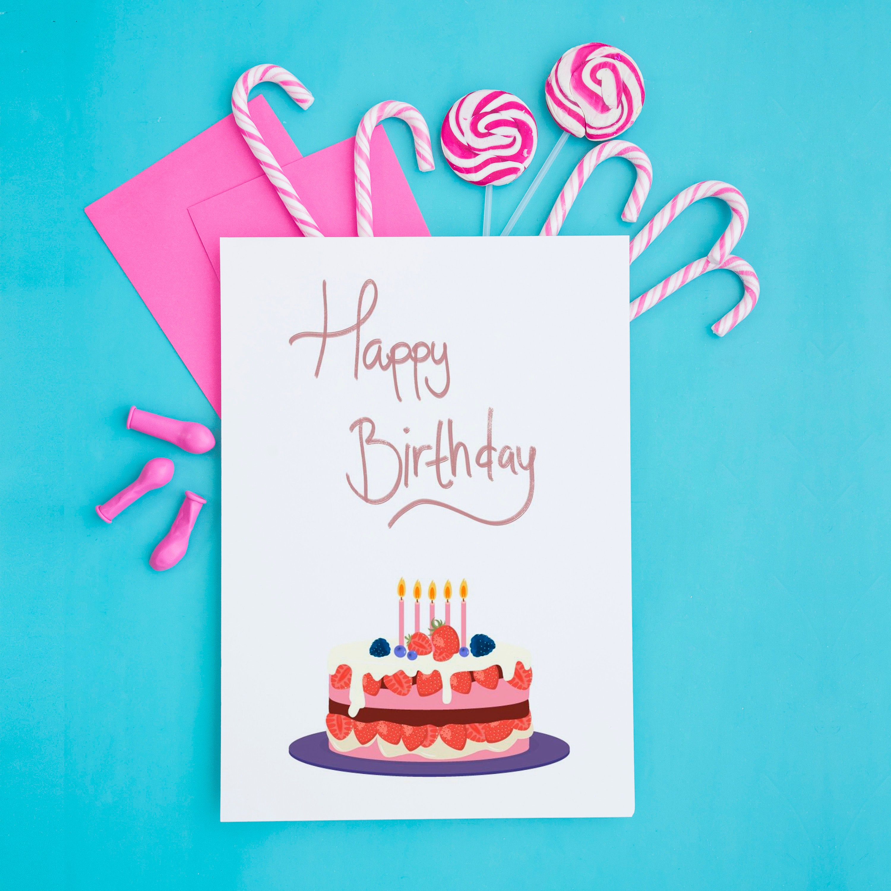 Printable Happy Birthday Card Design, Digital Download PDF, Party ...