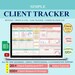 Client Tracker & Management for Small Businesses | CRM Tracker W/ Task ...