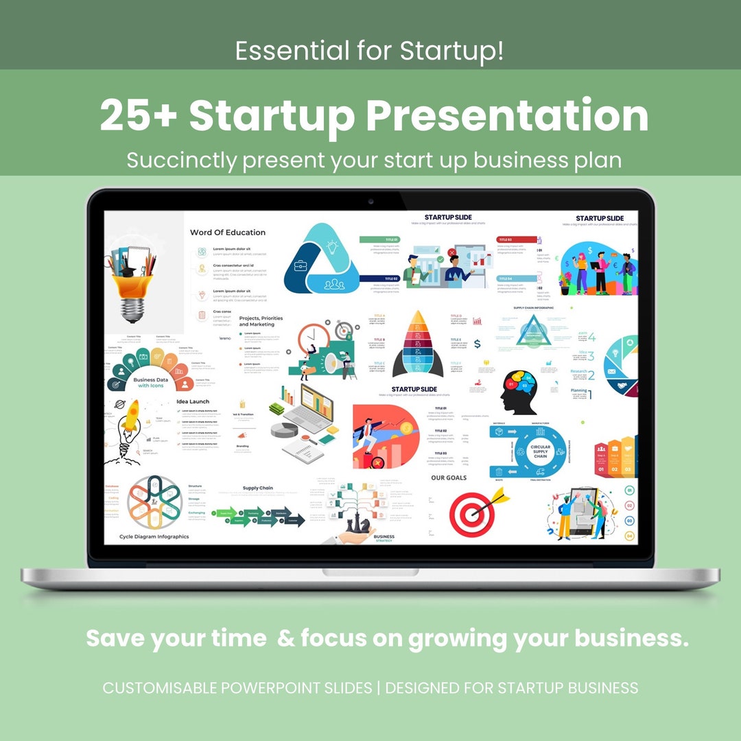 Startup Powerpoint Template | Startup Pitch Deck Template | Startup ...