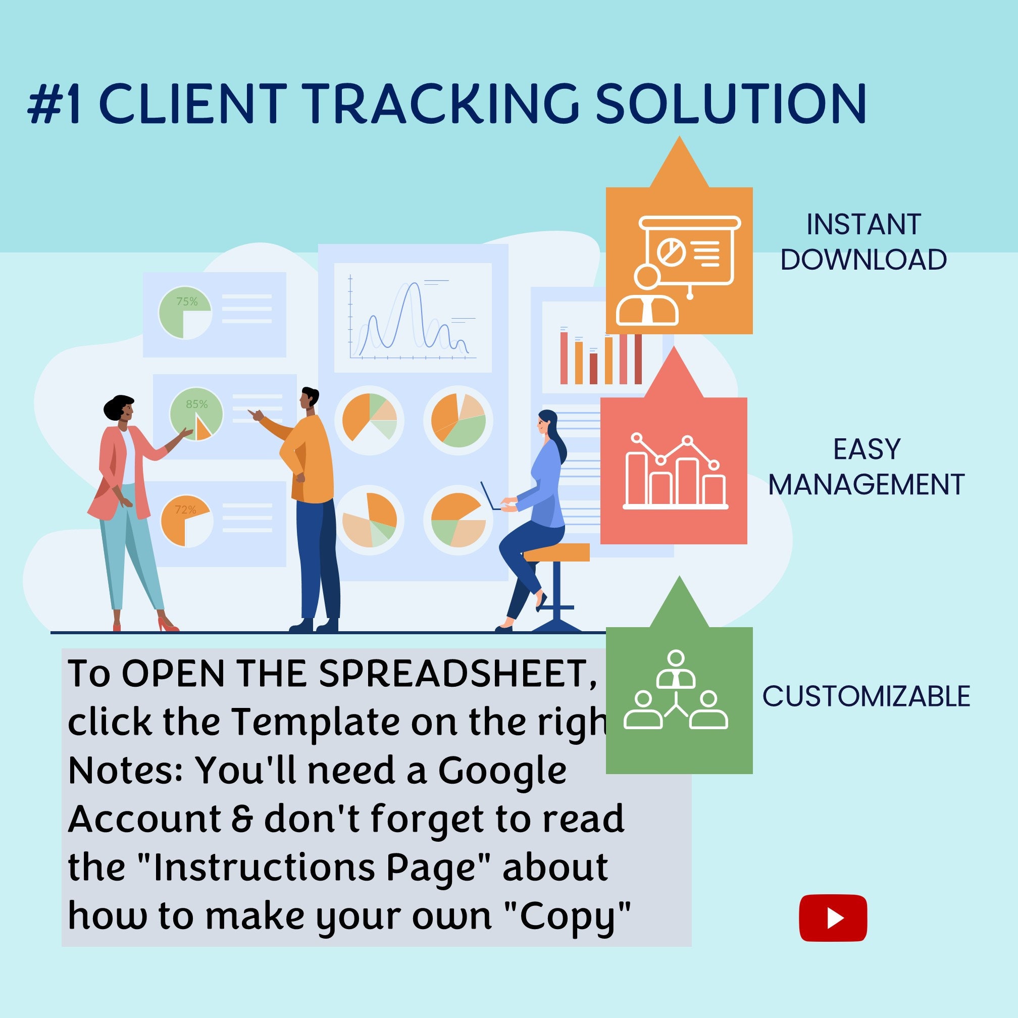 Client Tracker | Client Record Excel | Client Spreadsheet | Excel ...