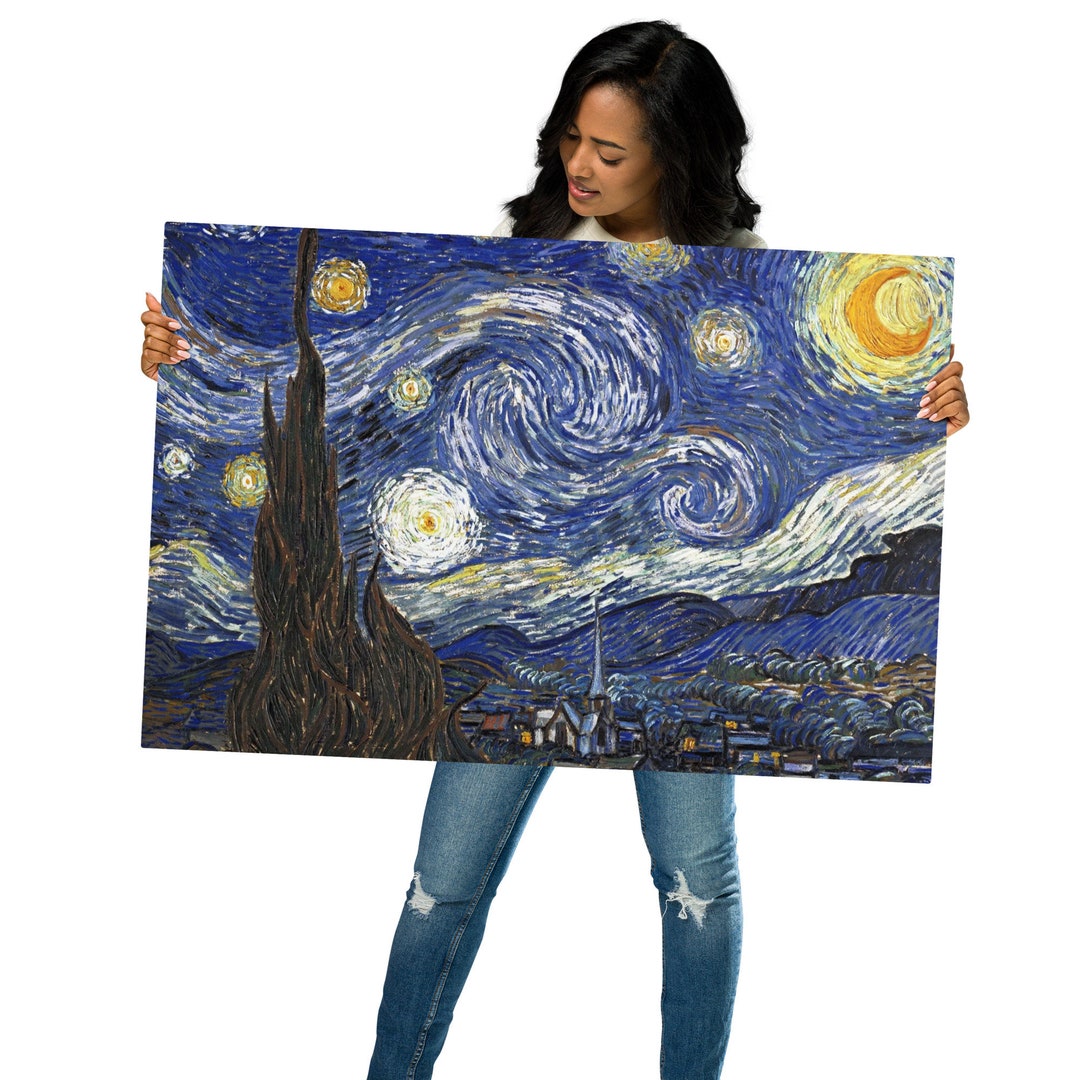 Starry Night by Vincent Van Gogh Metal Prints - Etsy