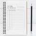 Work Schedule, Instant Download, Printable, Daily Planner, To-do List ...