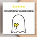 Funny Friend Card | 5 Star Rating Card | Card for Friend, Friend ...