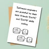 Software Engineer Gift , Card | Congrats Software Engineer Student ...
