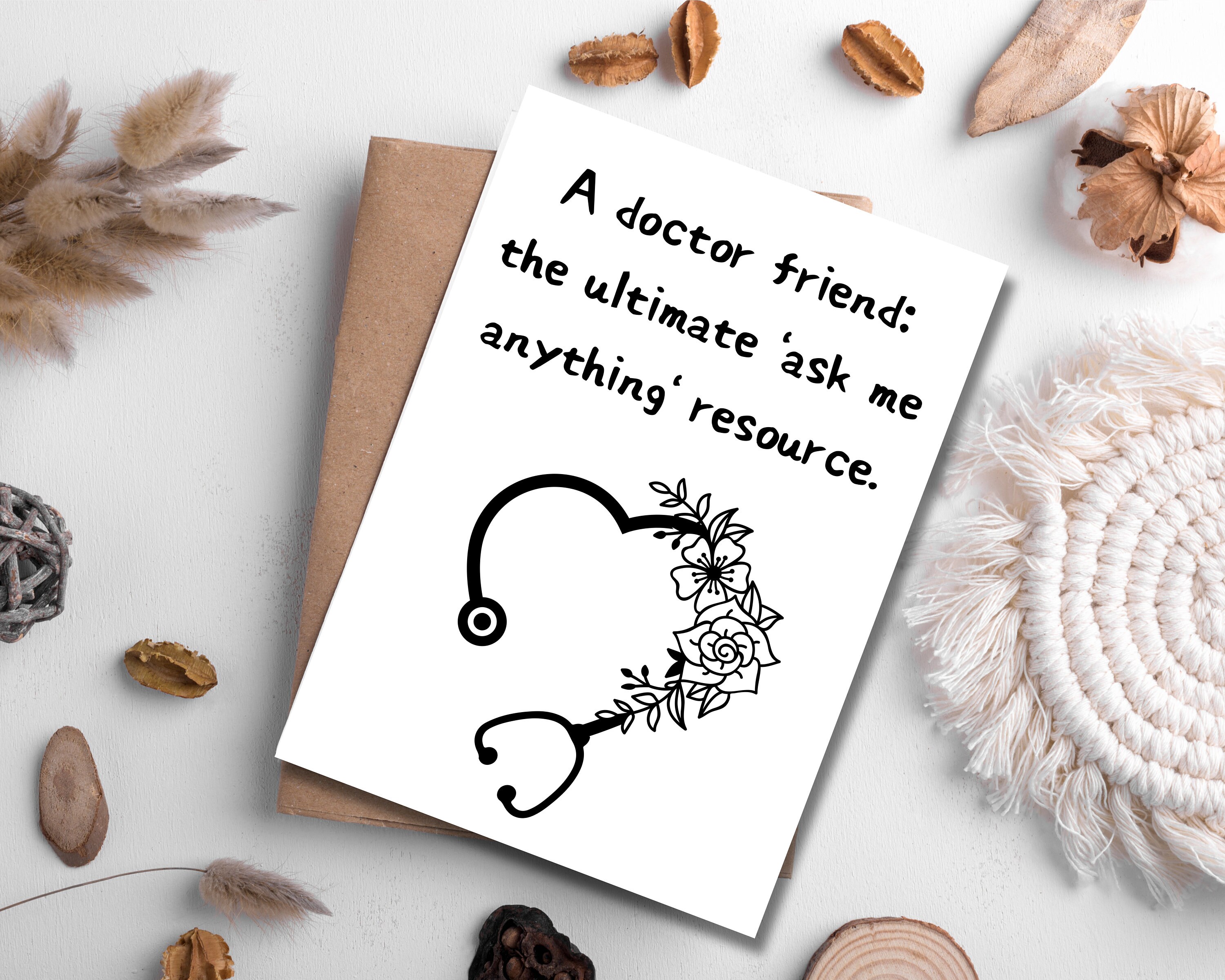 Medical School Graduation Gift / New Doctor Card / Doctor Graduation ...