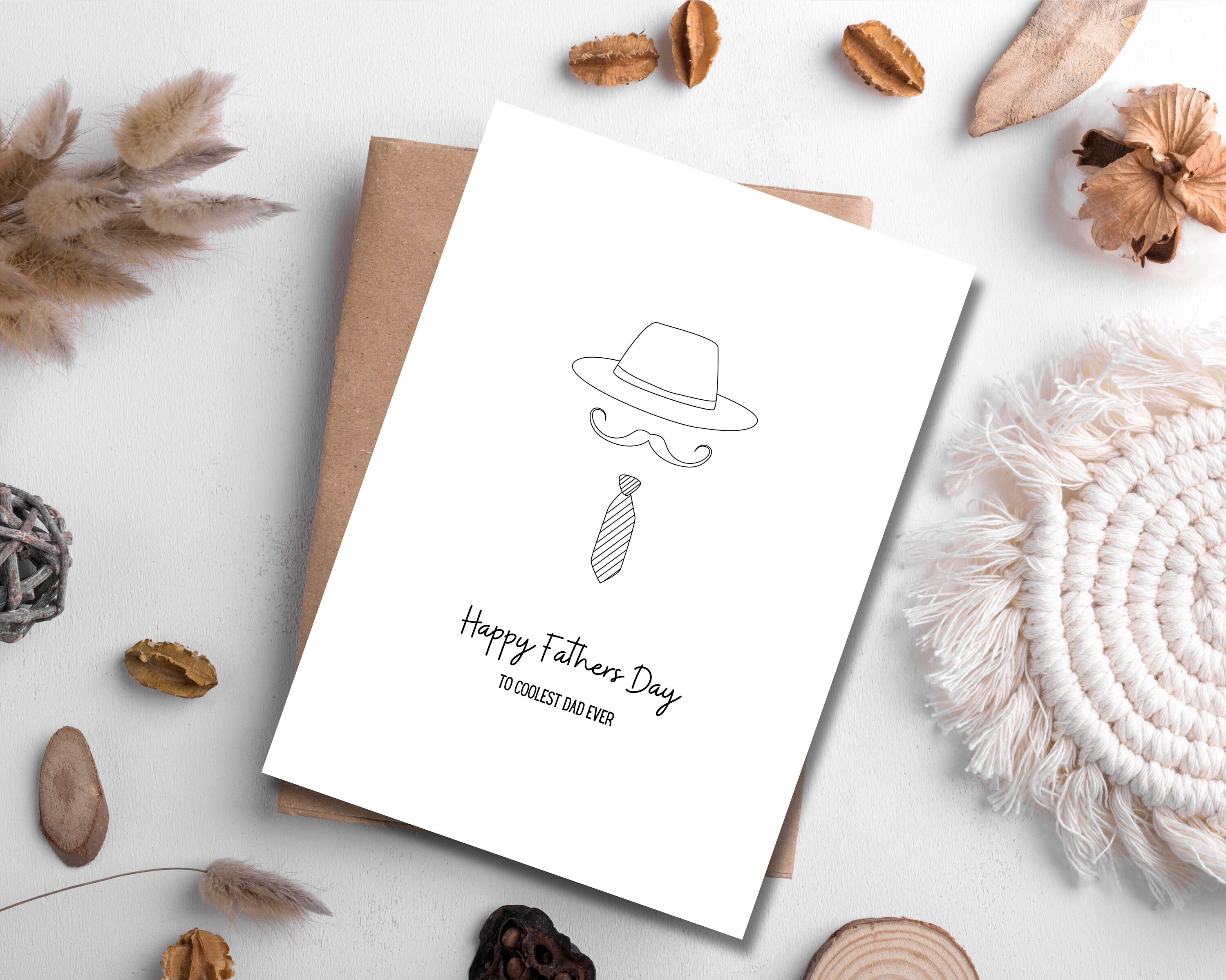 Fathers Day Card Happy Fathers Day Card Card for Dad Happy Digital ...