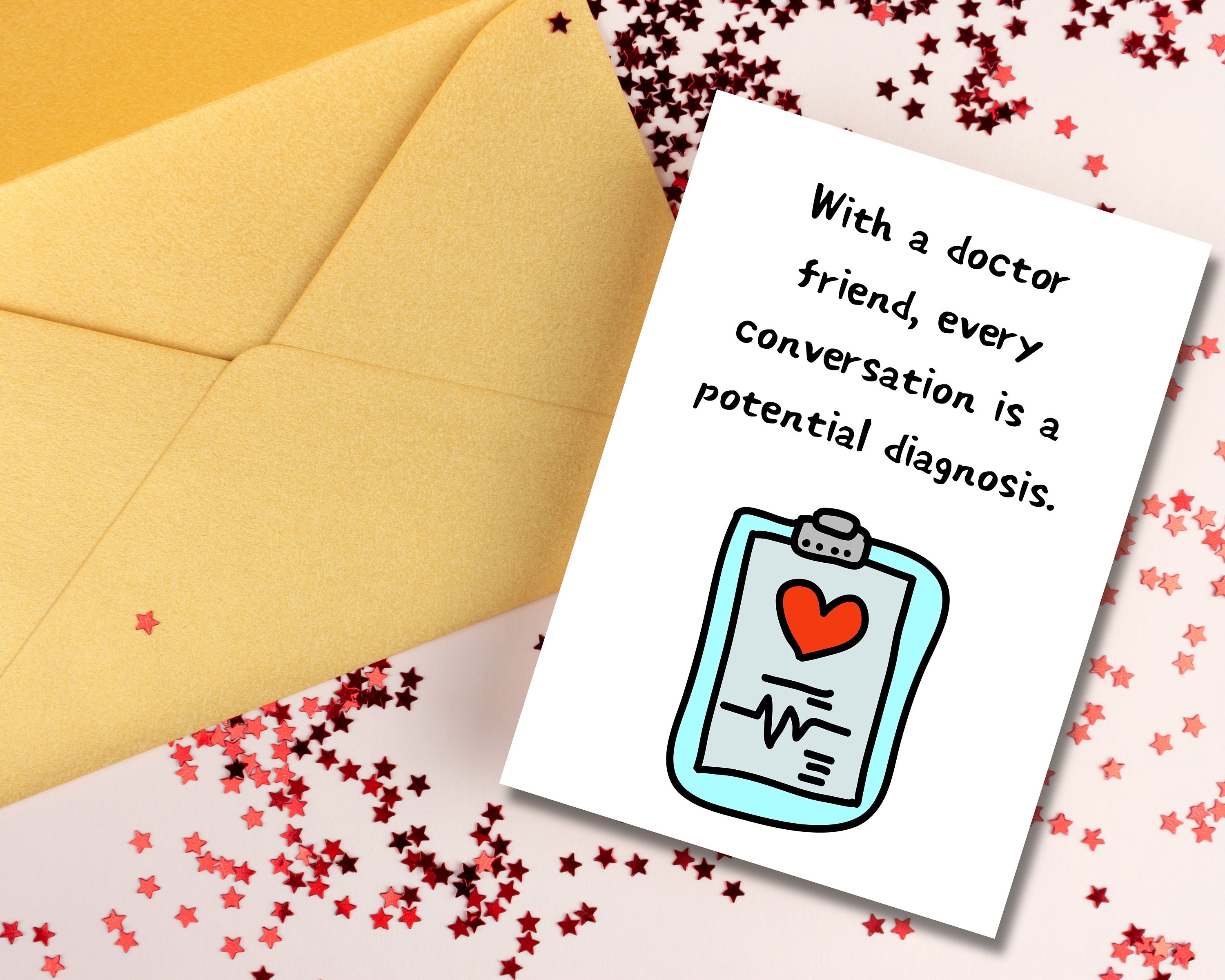 Medical School Graduation Gift / New Doctor Card / Doctor Graduation ...