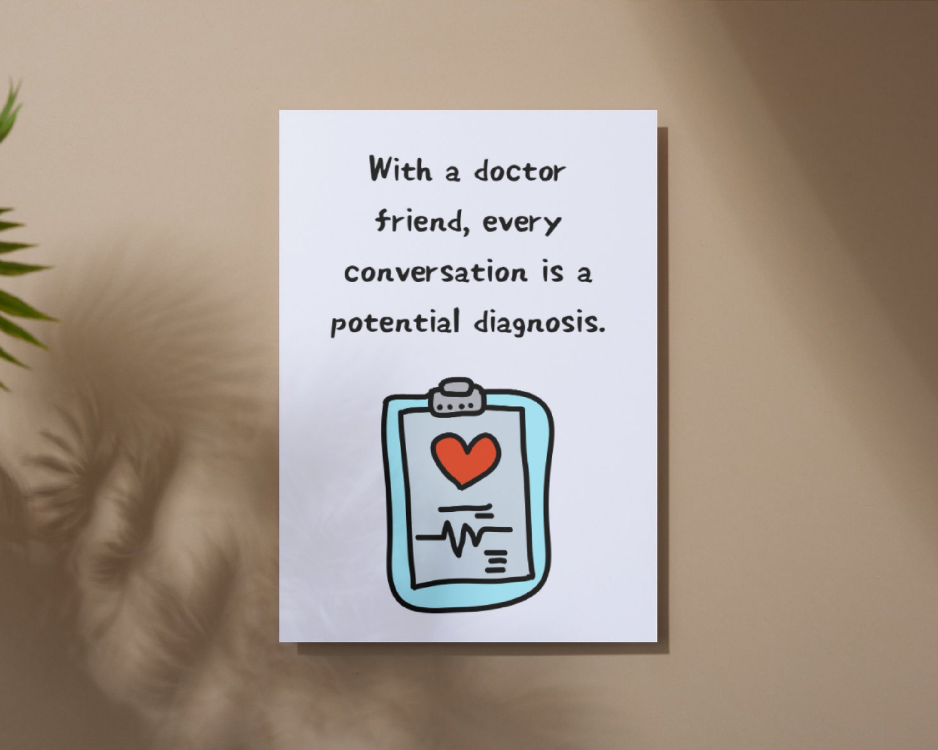 Medical School Graduation Gift / New Doctor Card / Doctor Graduation ...