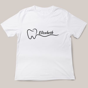 Personalized Tooth Outline SVG: Dentist Design (digital Download) - Etsy