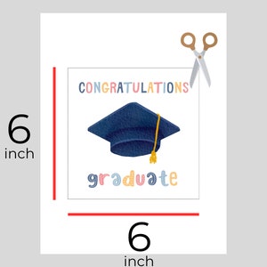Congratulations Graduate | Printable Graduation Card | Congratulations ...
