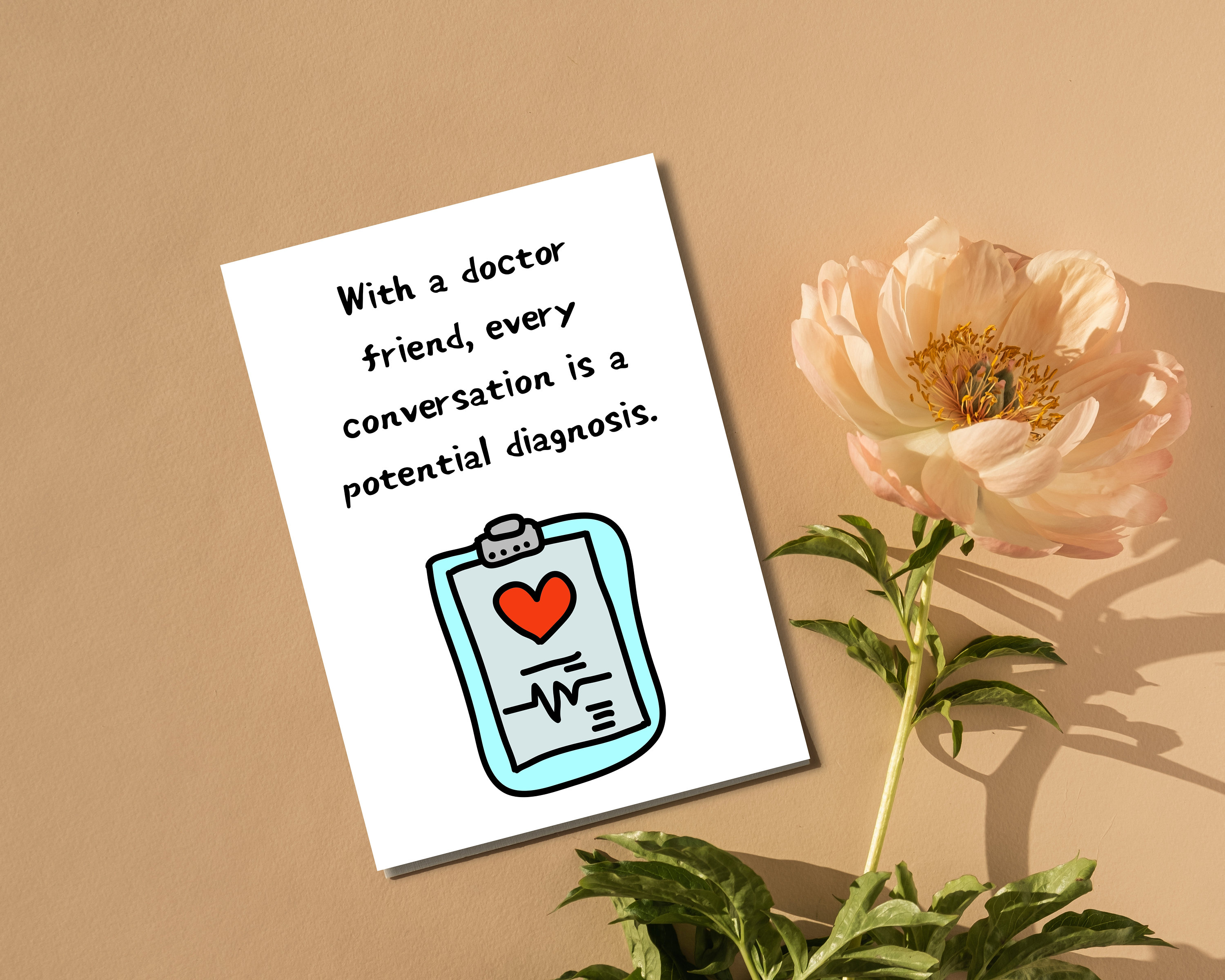 Medical School Graduation Gift / New Doctor Card / Doctor Graduation ...