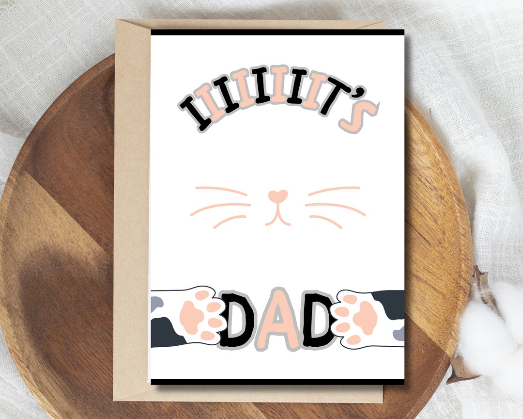Cute Fathers Day Card Card for Dad Card for Him Digital Father's Day ...