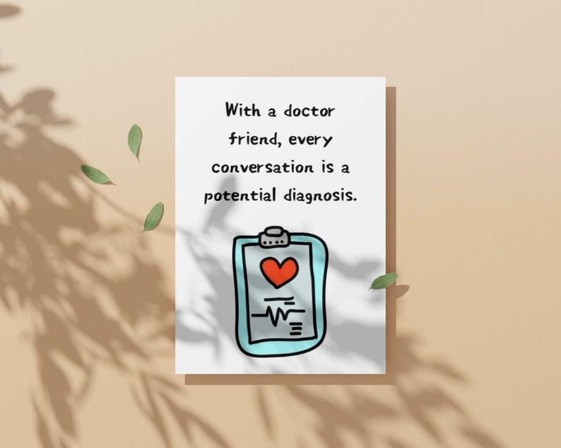 Medical School Graduation Gift / New Doctor Card / Doctor Graduation ...