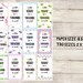 12 Pack Printable Teacher Appreciation Tags , Teacher Sweet Treat Tag ...