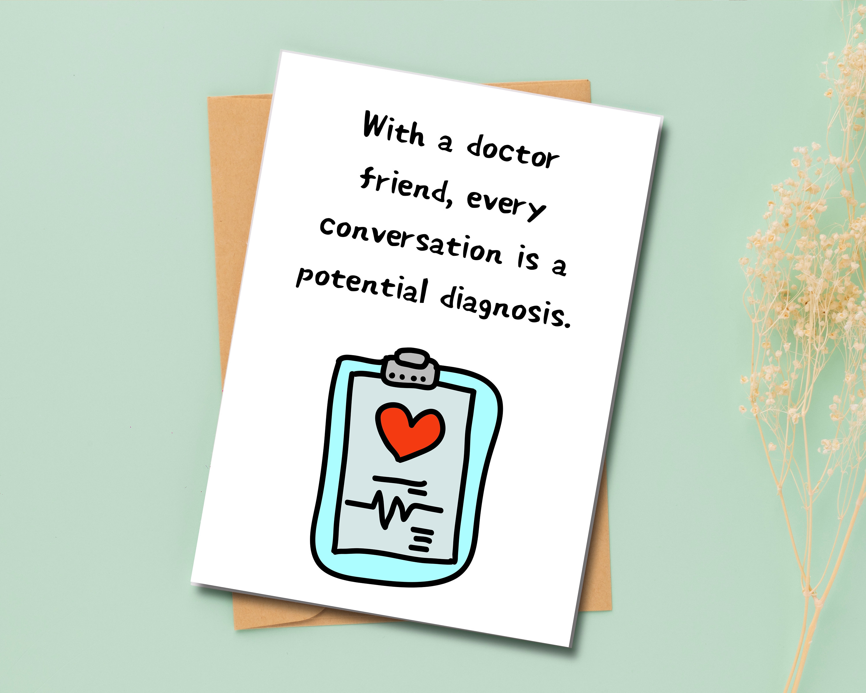 Medical School Graduation Gift / New Doctor Card / Doctor Graduation ...