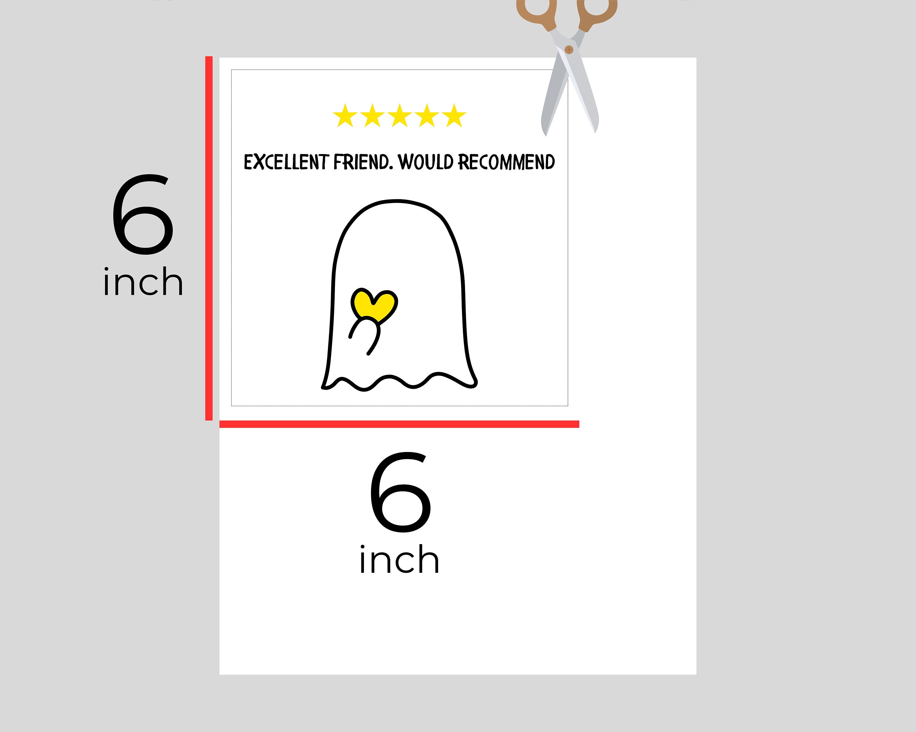 Funny Friend Card | 5 Star Rating Card | Card for Friend, Friend ...