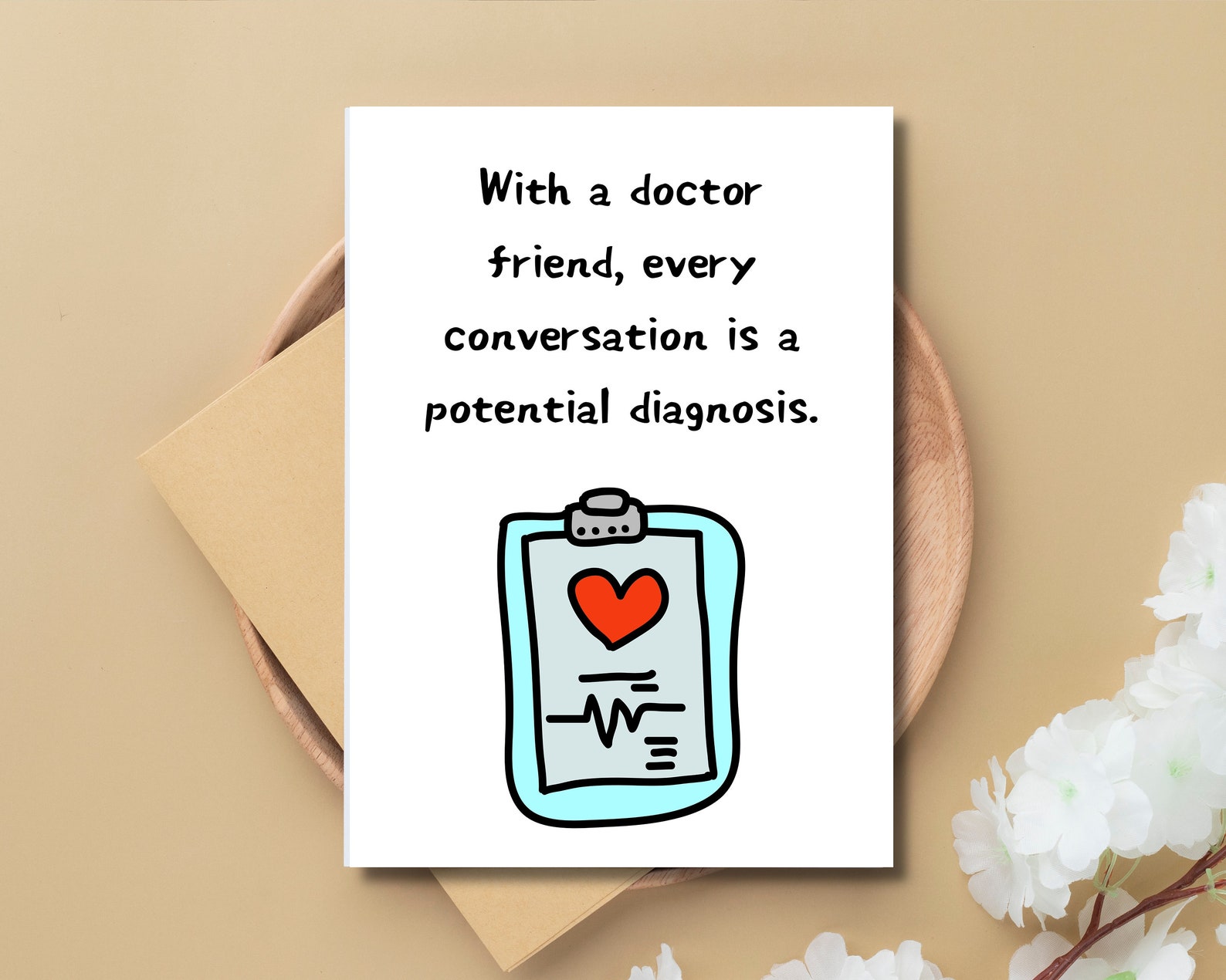 Medical School Graduation Gift / New Doctor Card / Doctor Graduation ...