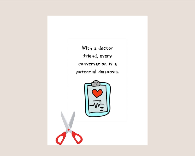 Medical School Graduation Gift / New Doctor Card / Doctor Graduation ...