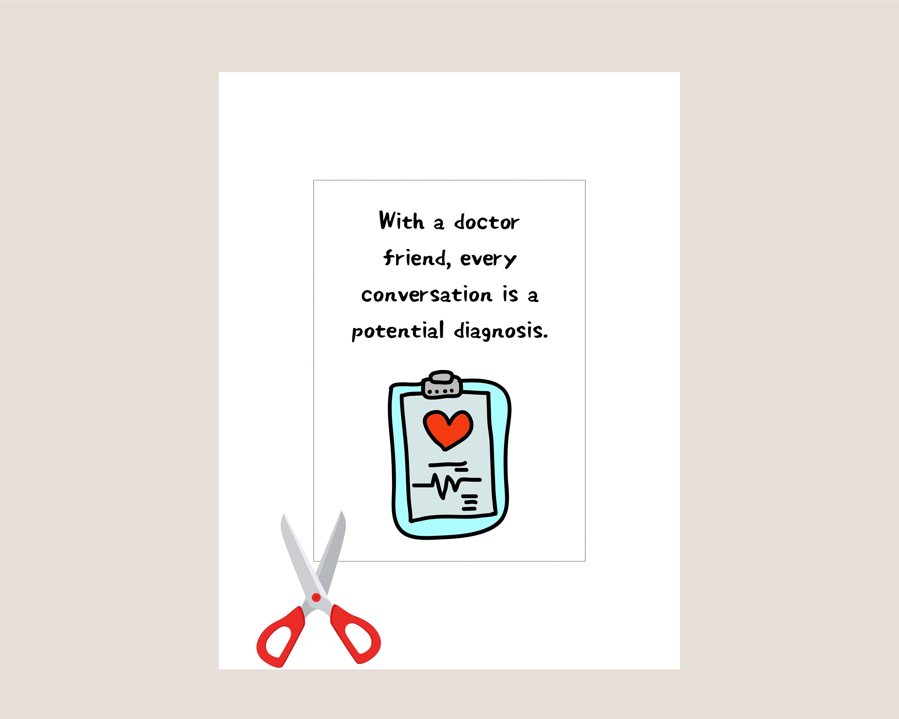 Medical School Graduation Gift / New Doctor Card / Doctor Graduation ...