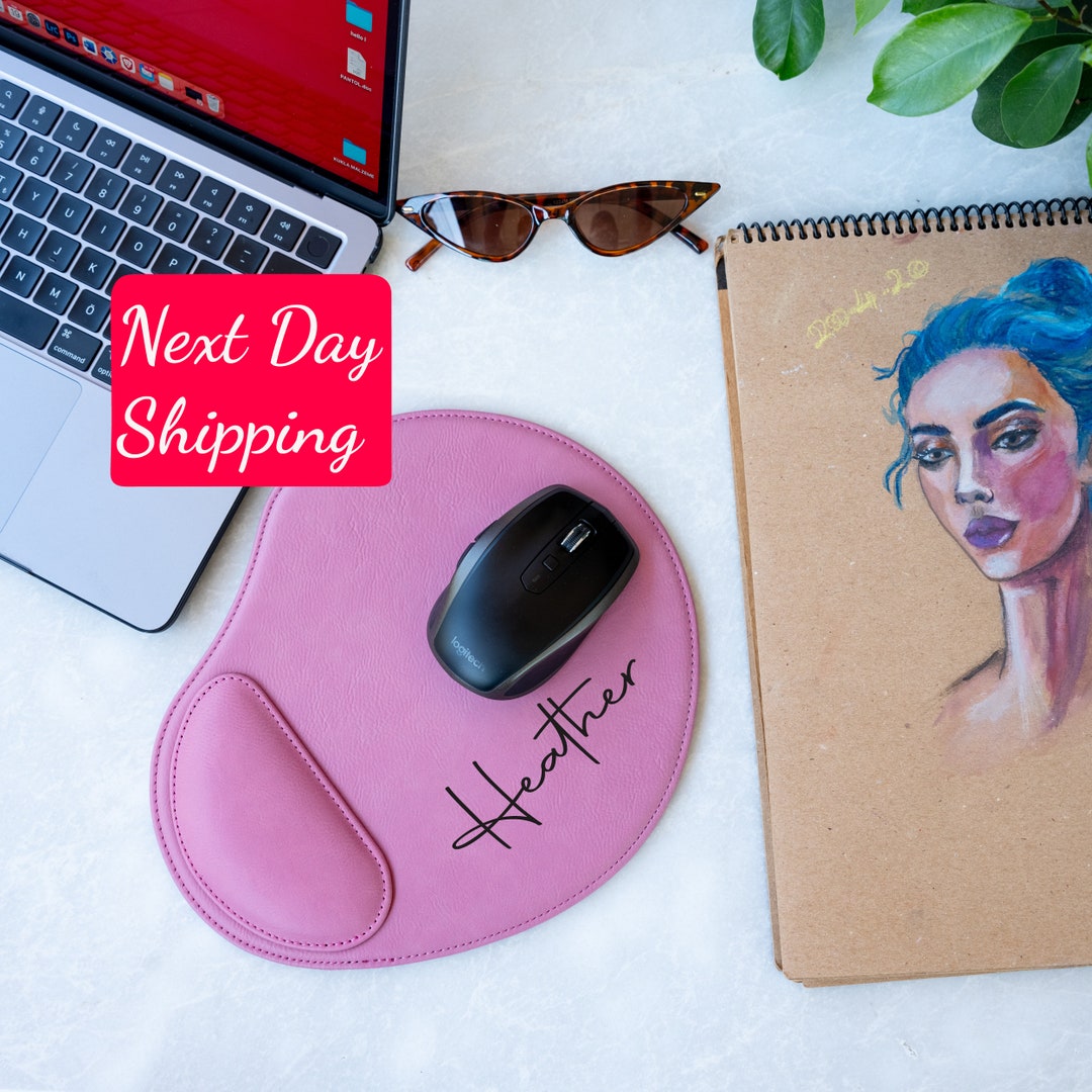 Personalized Leather Mousepad,custom Mouse Pad,leather Mouse Pad,gift ...