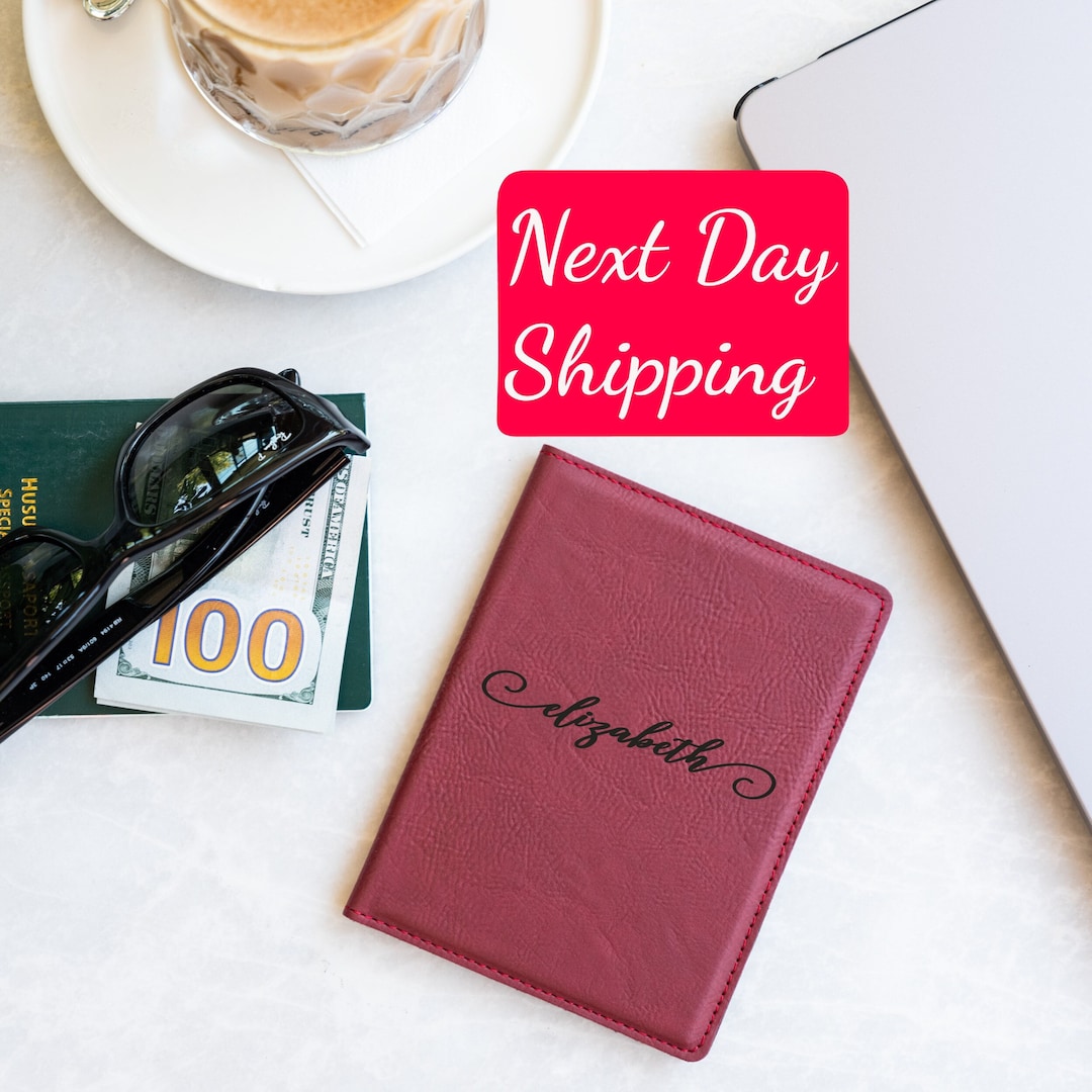 Custom Passport Holder, Monogram Passport Holder, Custom Travel Gift ...