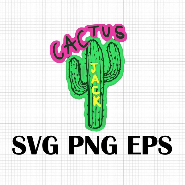 Cactus Jack Svg - Etsy