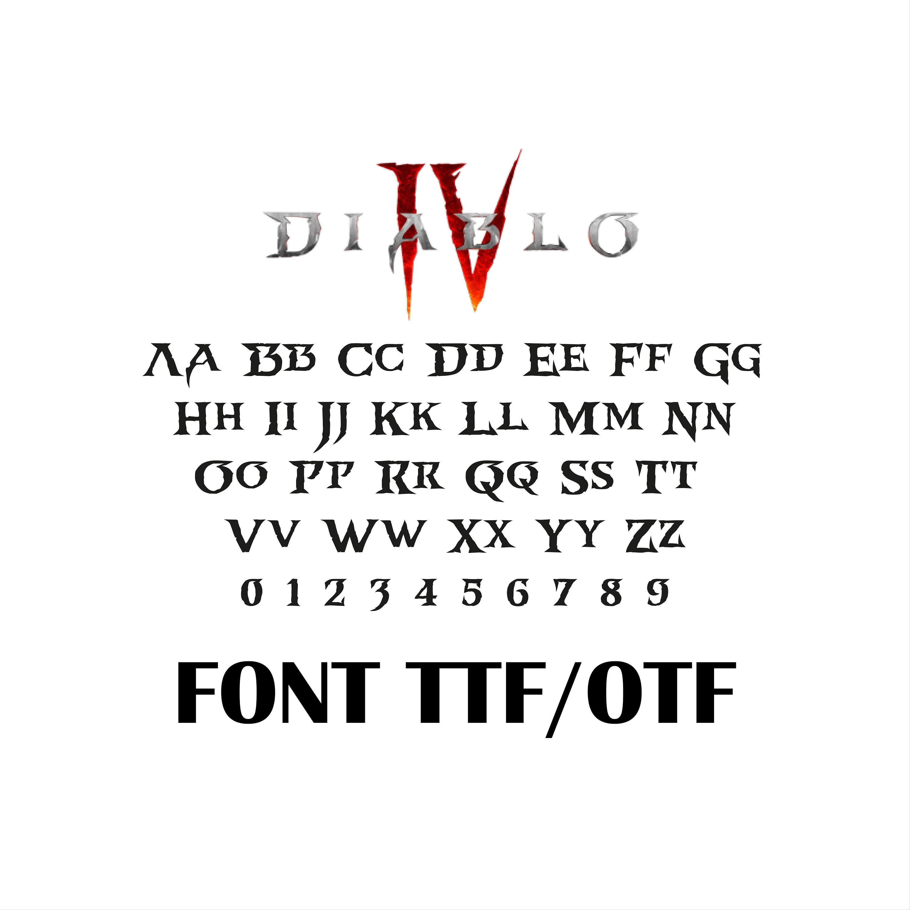 Diablo Font
