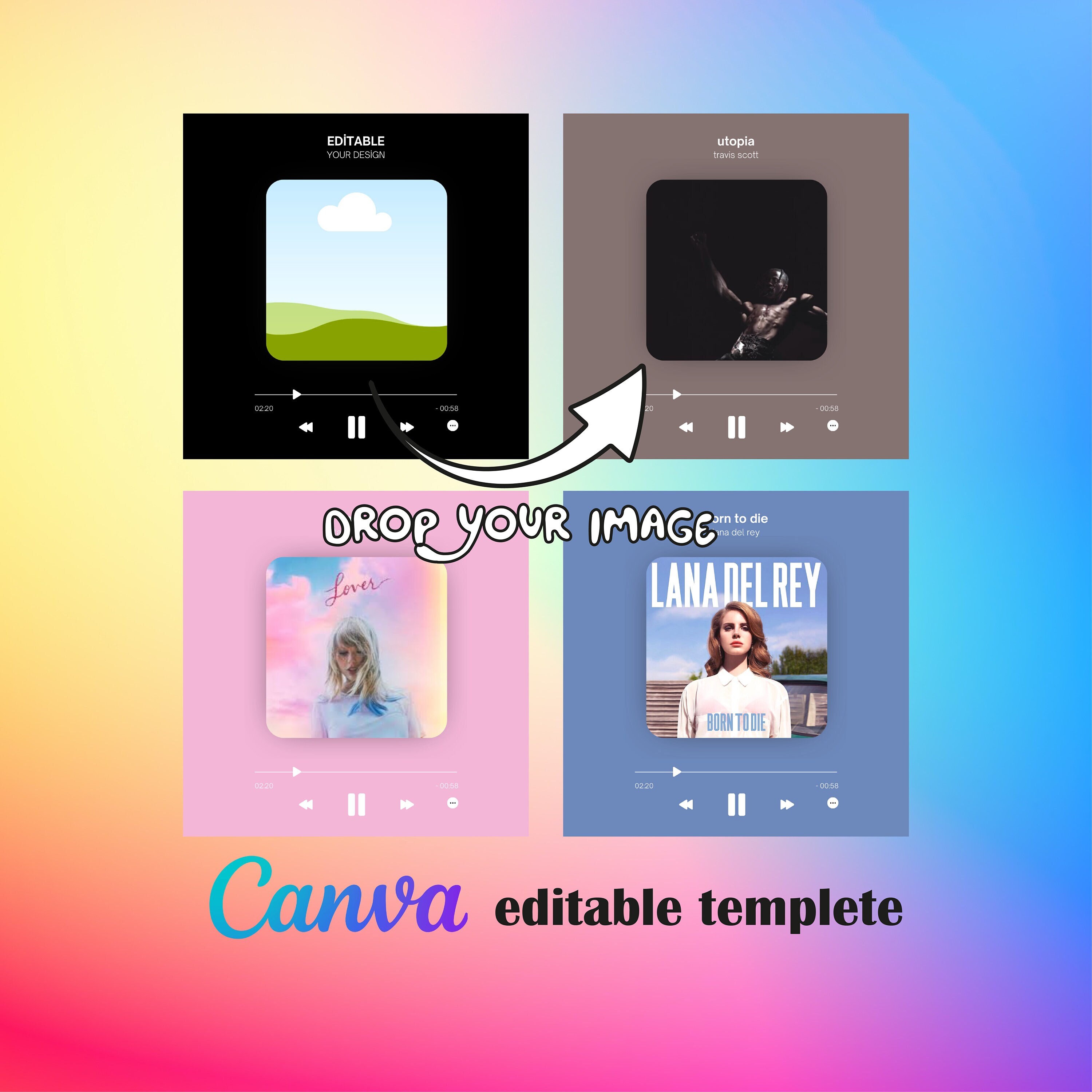 Editable Music Templete - Etsy