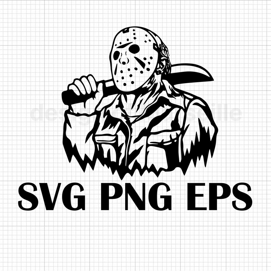 Jason Holloween Svg, Png, Eps - Etsy