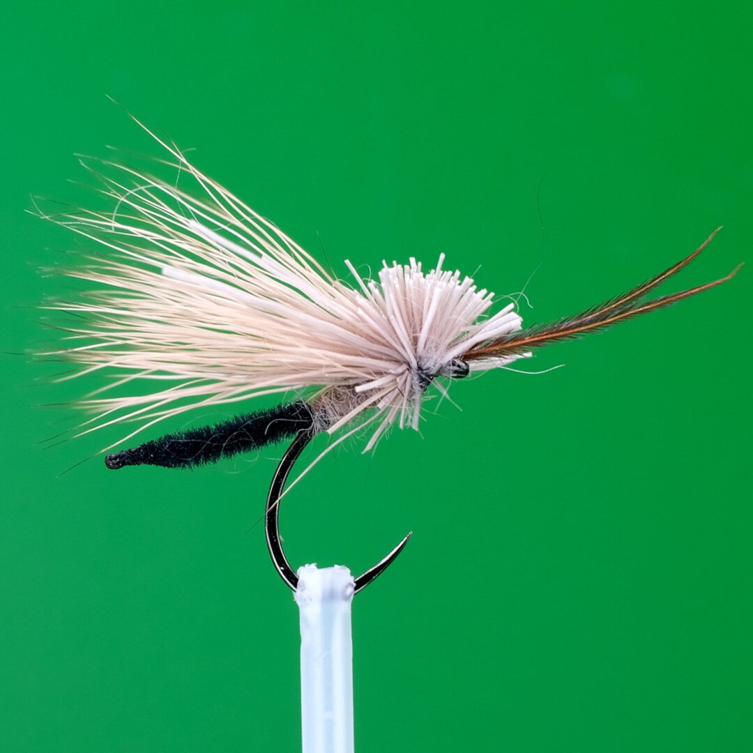 Palamino Caddis Black Sedges Size 14BL Barbles Fly Fishing Trout Dry ...