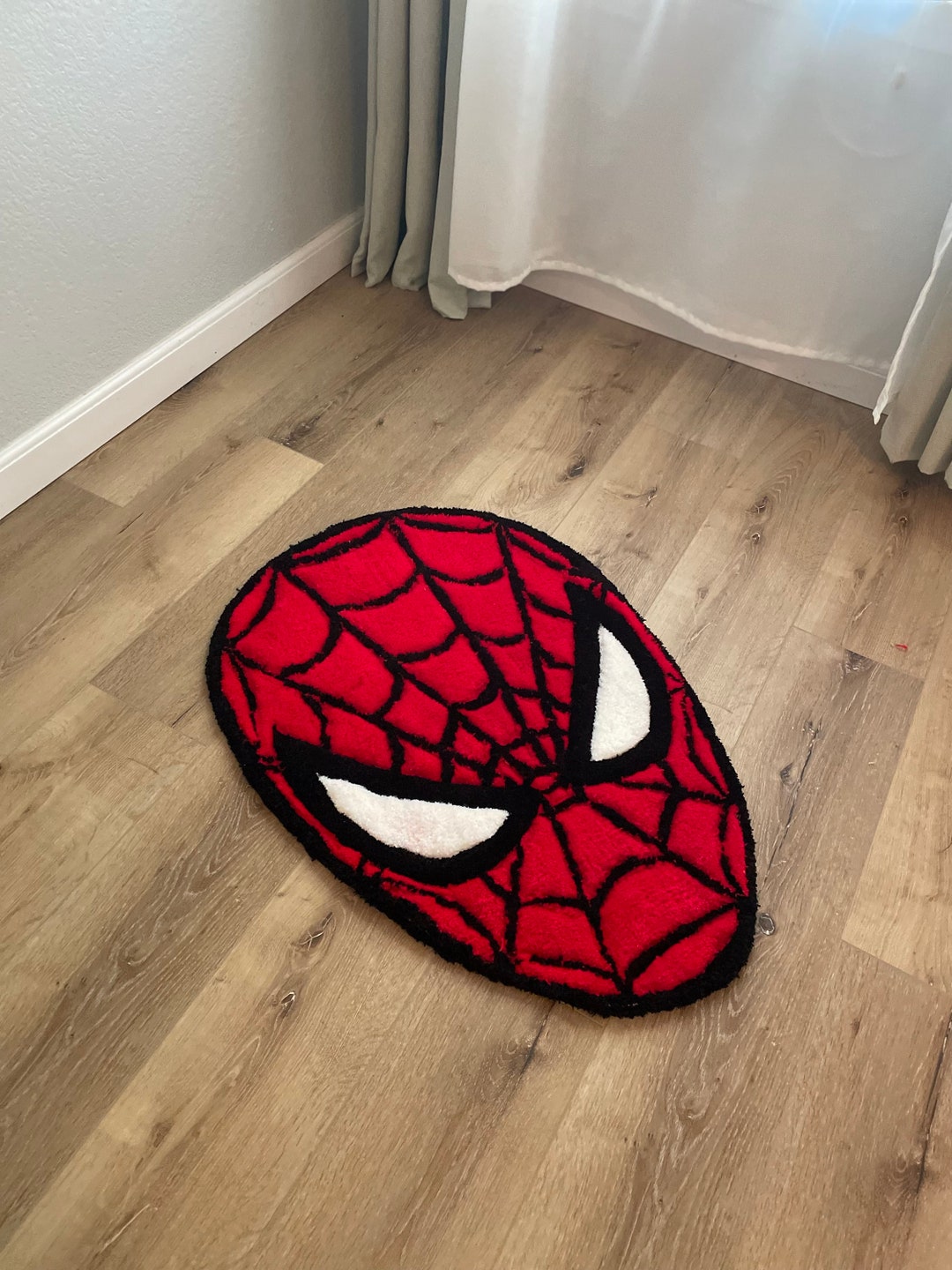 Spider-man Marvel Handmade Tufted Rug - Etsy