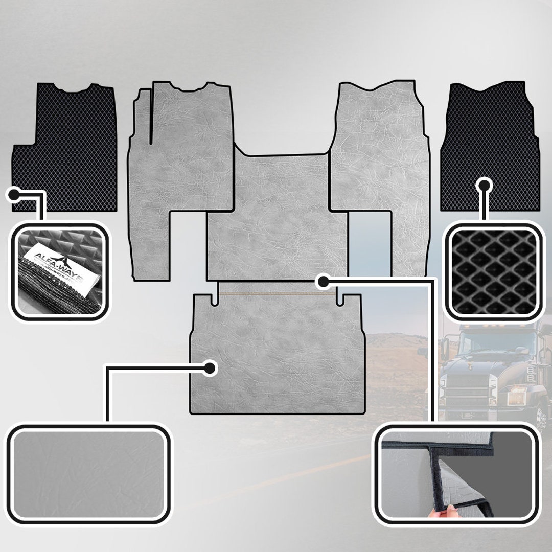 MACK ANTHEM, 2018-current, Truck Floor Mats Prestige-line GRAY - Etsy