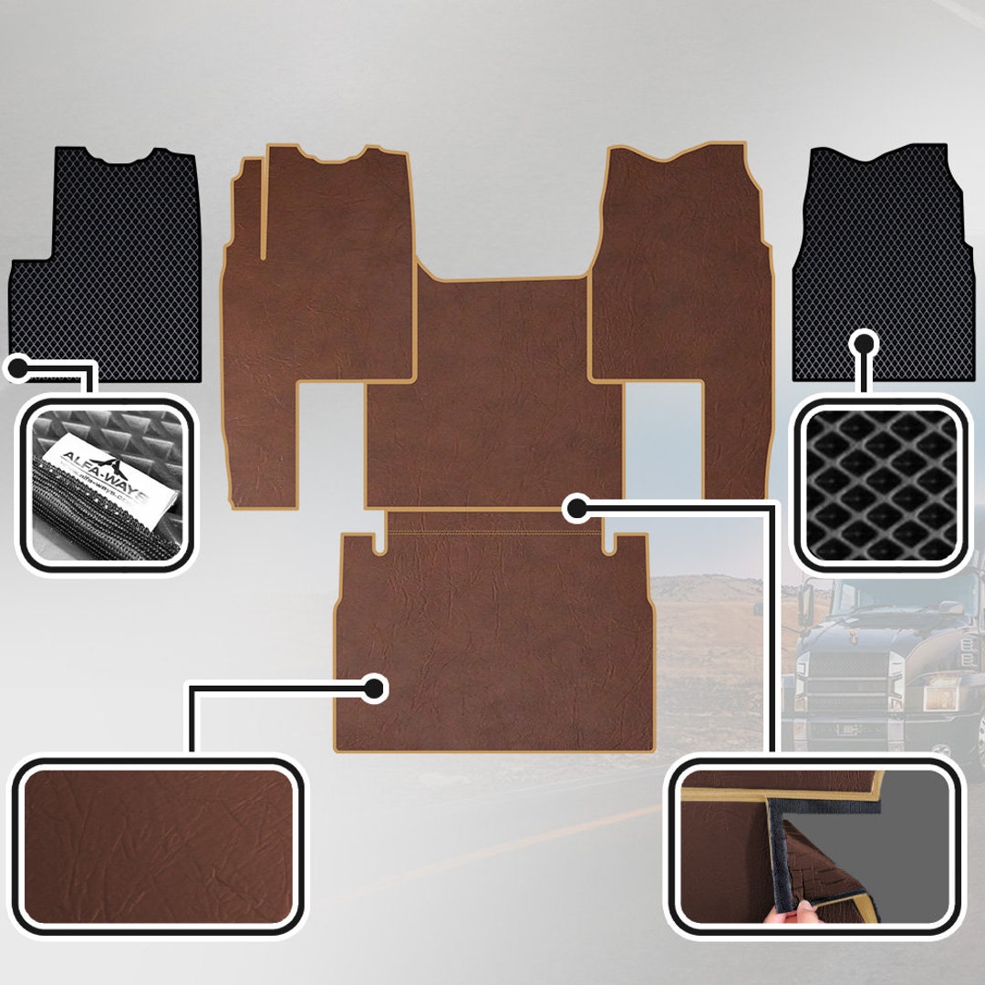 MACK ANTHEM, 2018-current, Truck Floor Mats Prestige-line BROWN - Etsy