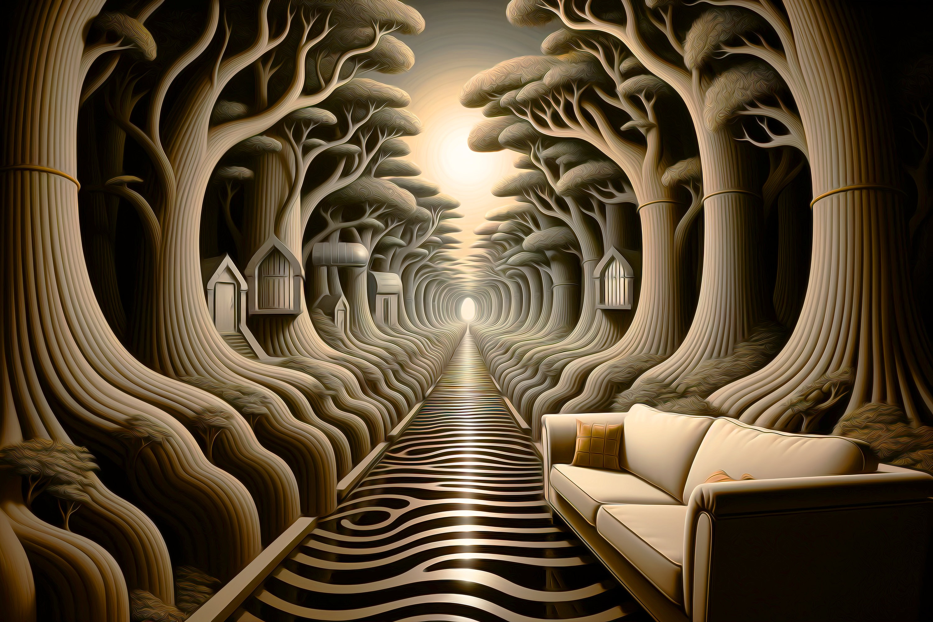 Liminal Spaces 2024 Large Wall Calendar Weird, Quirky, Surrealist Art ...