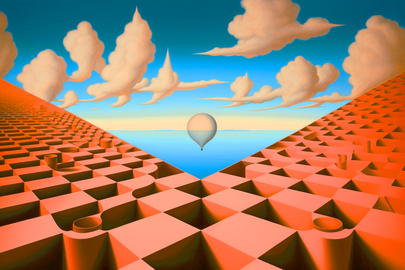 Liminal Spaces - 2024 Large Wall Calendar - Weird, Quirky, Surrealist ...